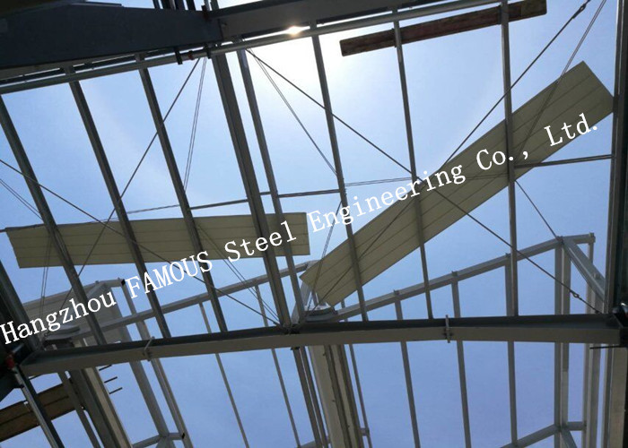 Pemasangan Struktur Bangunan Baja Baja Mudah Framed Workshop Gedung ...